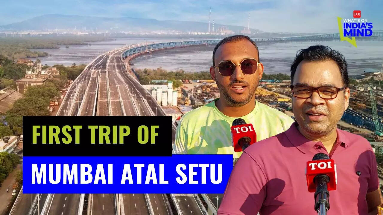 Mumbai Atal Setu is now open: Commuters react after taking their first ...