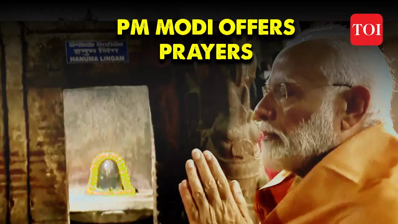 PM Narendra Modi performs Pooja & Darshan at Veerbhadra temple in ...