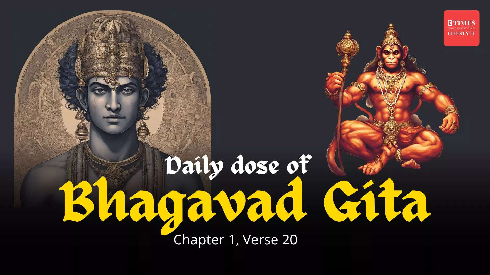 Bhagavad Gita EXPLAINED | Chapter 1, Verse 20: Understanding the symbolism of “Kapi Dhwaj" in ...
