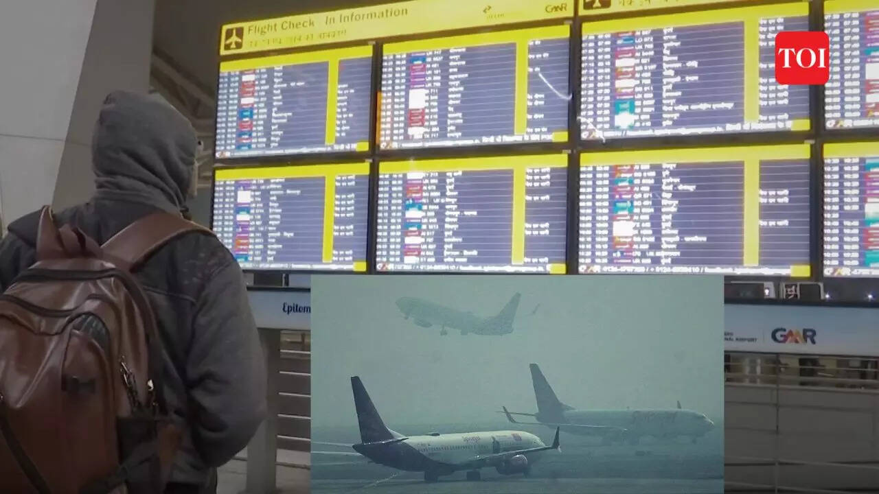 Cold wave conditions prevail in National Capital, flight services ...