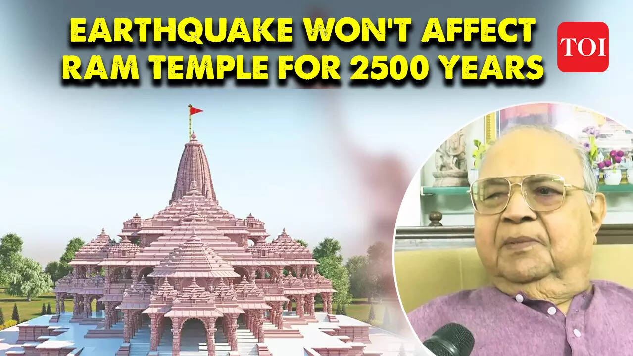 Earthquake won’t affect Ram Temple for 2500 years: Ram Temple’s Chief ...