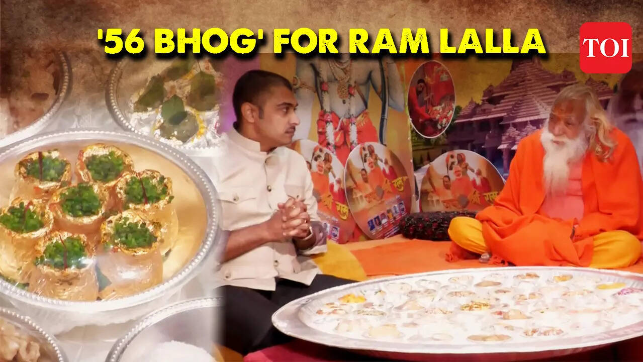 UP Devotee from Lucknow prepares ‘56 Bhog’ for Ram Lalla
