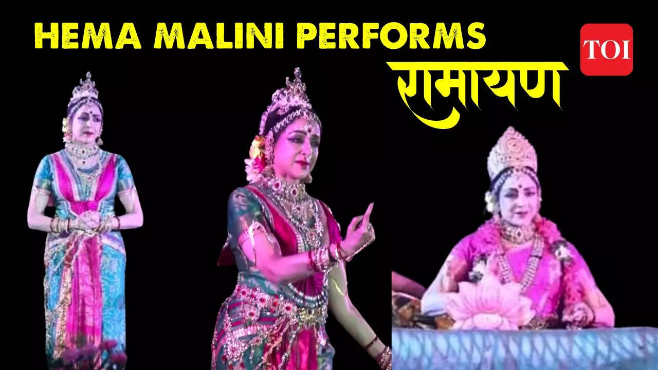 Ayodhya Ram Mandir consecration: BJP MP Hema Malini performs as Sita in her dance ballet