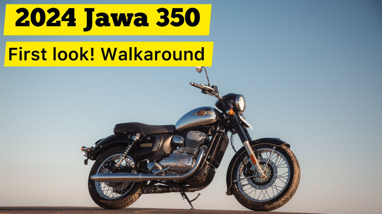 2024 Jawa 350 First look! Walkaround| TOI Auto