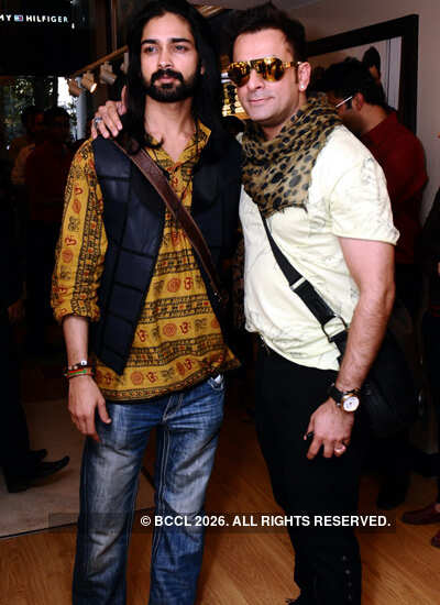Amit Ranjan and Jas Arora at Tommy Hilfiger store launch