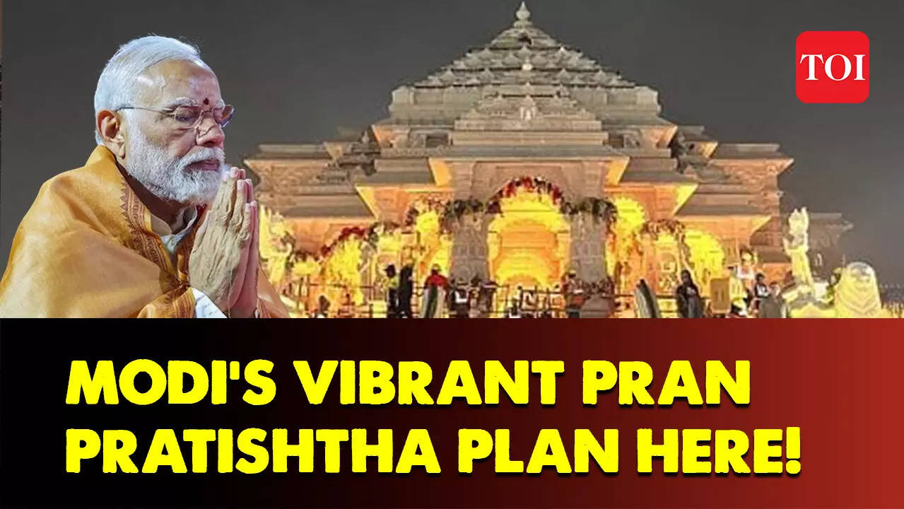 Here's PM Narendra Modi's complete Ram temple Pran Pratishtha itinerary for Ayodhya visit on ...
