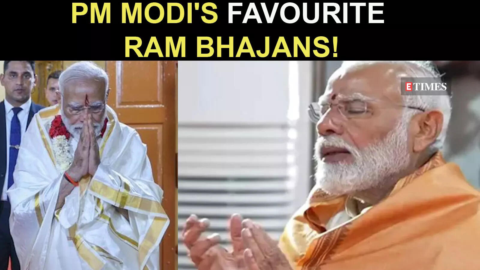 After sharing a playlist of bhajans dedicated to Lord Ram, PM Narendra ...