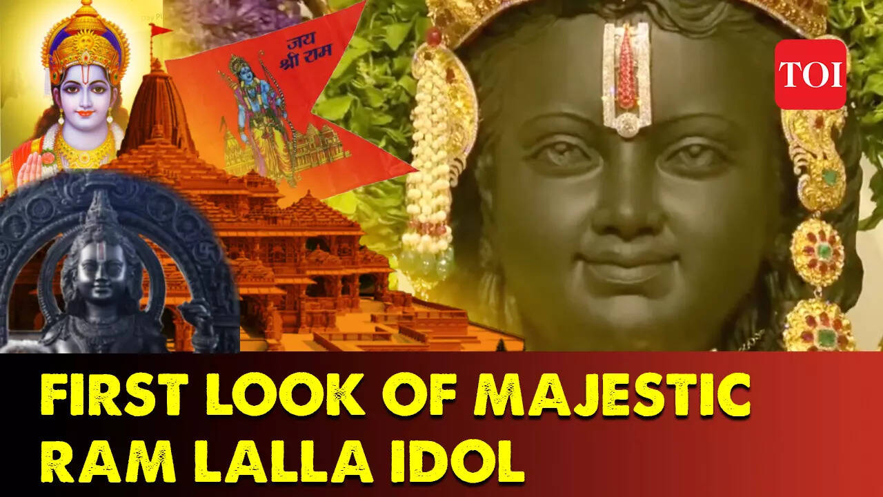 LIVE VISUALS: PM Narendra Modi unveils the Ram Lalla idol at the Shri ...