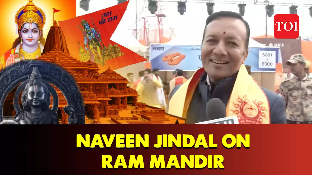 Chancellor of O. P. Jindal Global University Naveen Jindal on Shri Ram ...