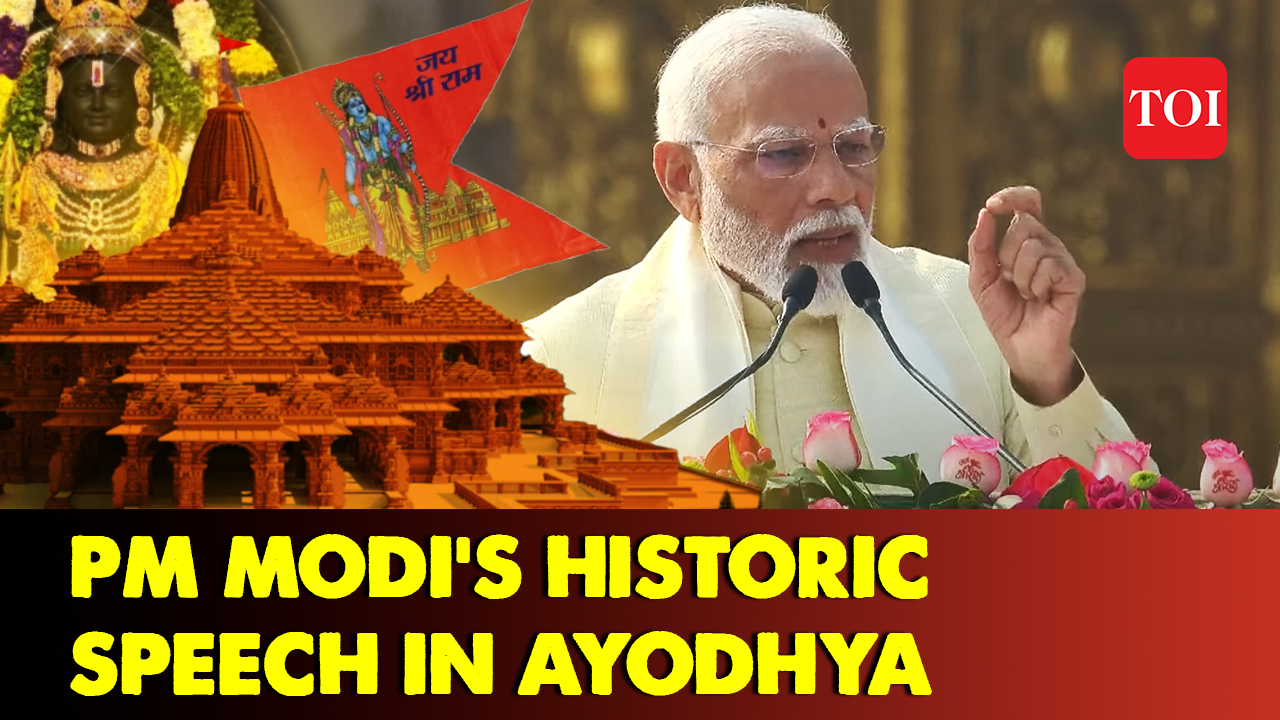 ‘People will remember this date and moment’: PM Modi in his historic speech after Ram Lalla’s ...