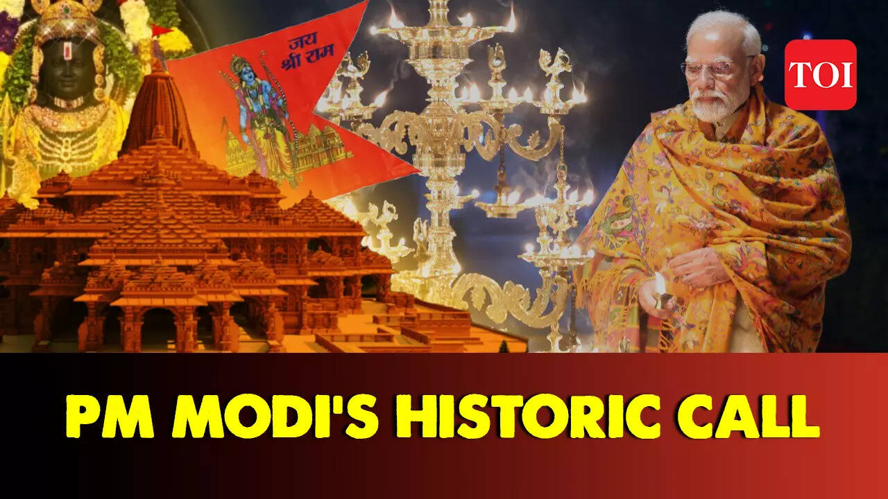 PM Modi shares video, requests all countrymen to light Ram Jyoti and ...