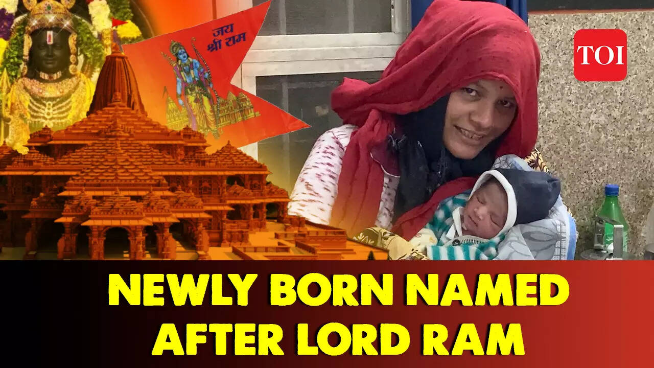 Parents name their newly born children after Lord Ram on ‘Pran ...