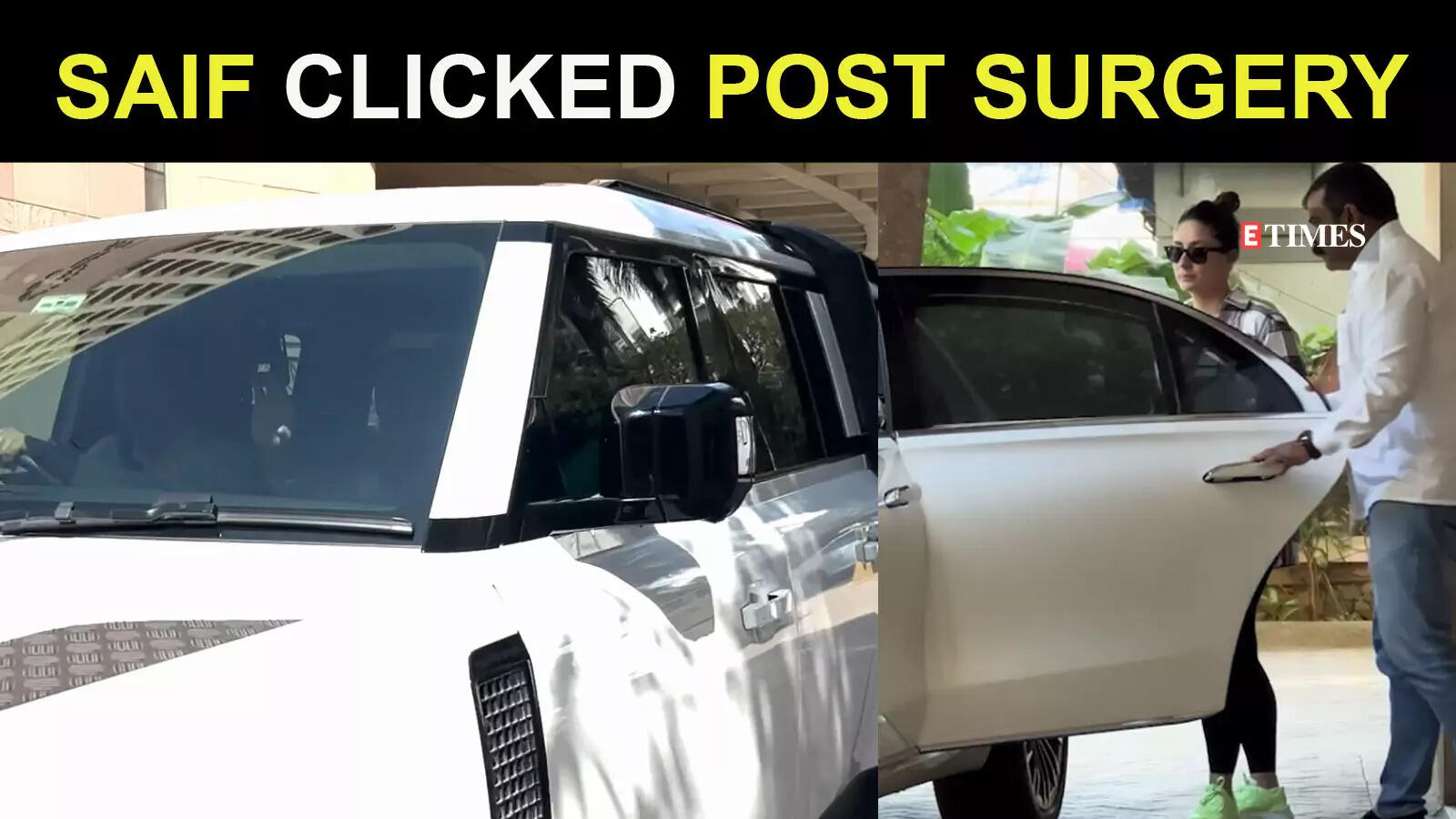 Saif Ali Khan gets discharged post-surgery, visuals of the actor leaving hospital go viral