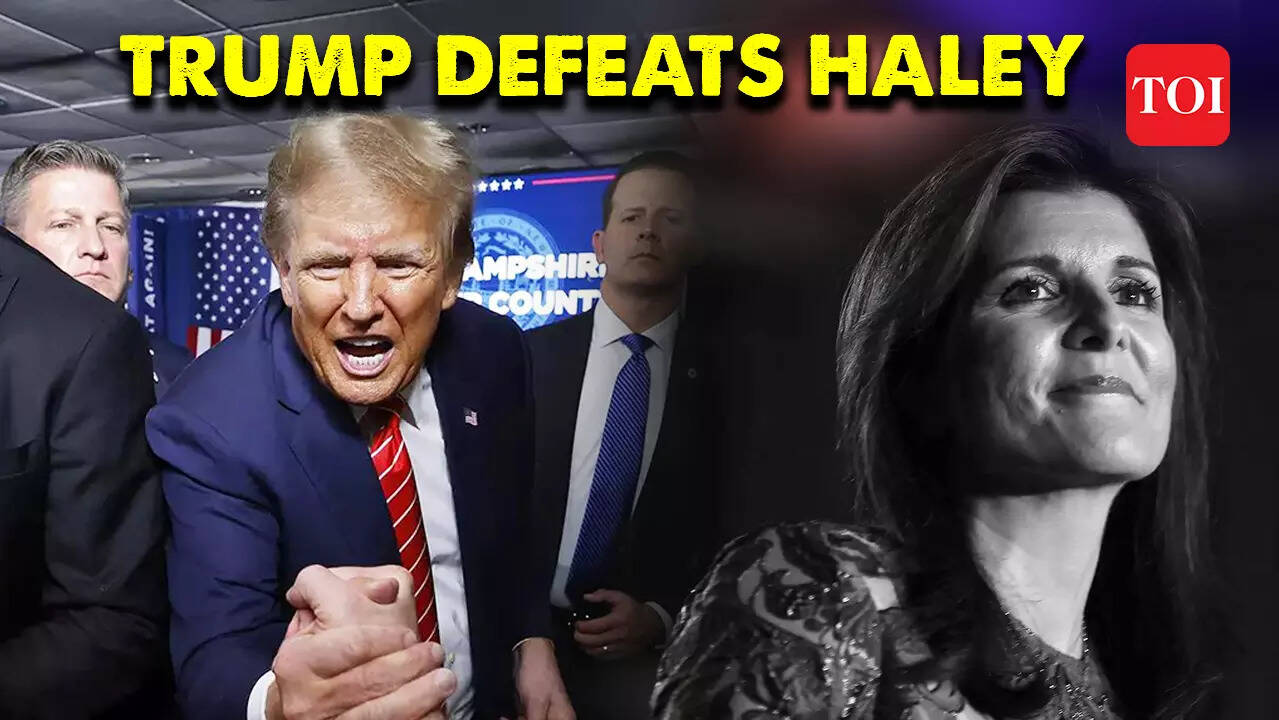 Trump defeats Nikki Haley in New Hampshire Republican primary