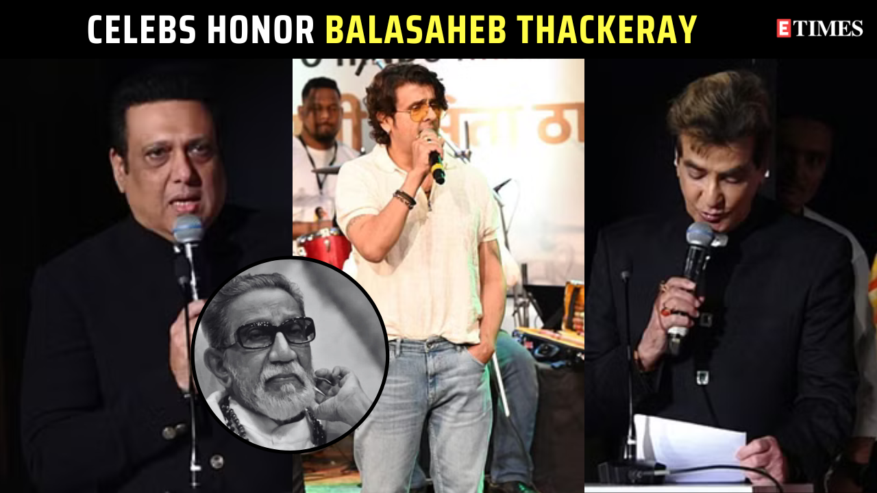 Jeetendra, Govinda, Sonu Nigam honor Balasaheb Thackeray on his 98th ...