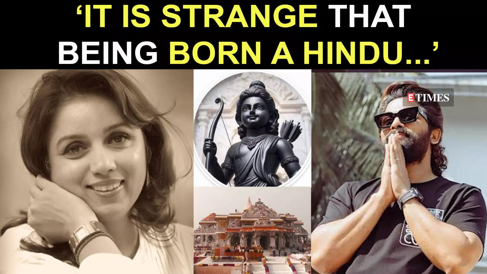 Revathy and Allu Arjun express joy at the inauguration of the Ram ...