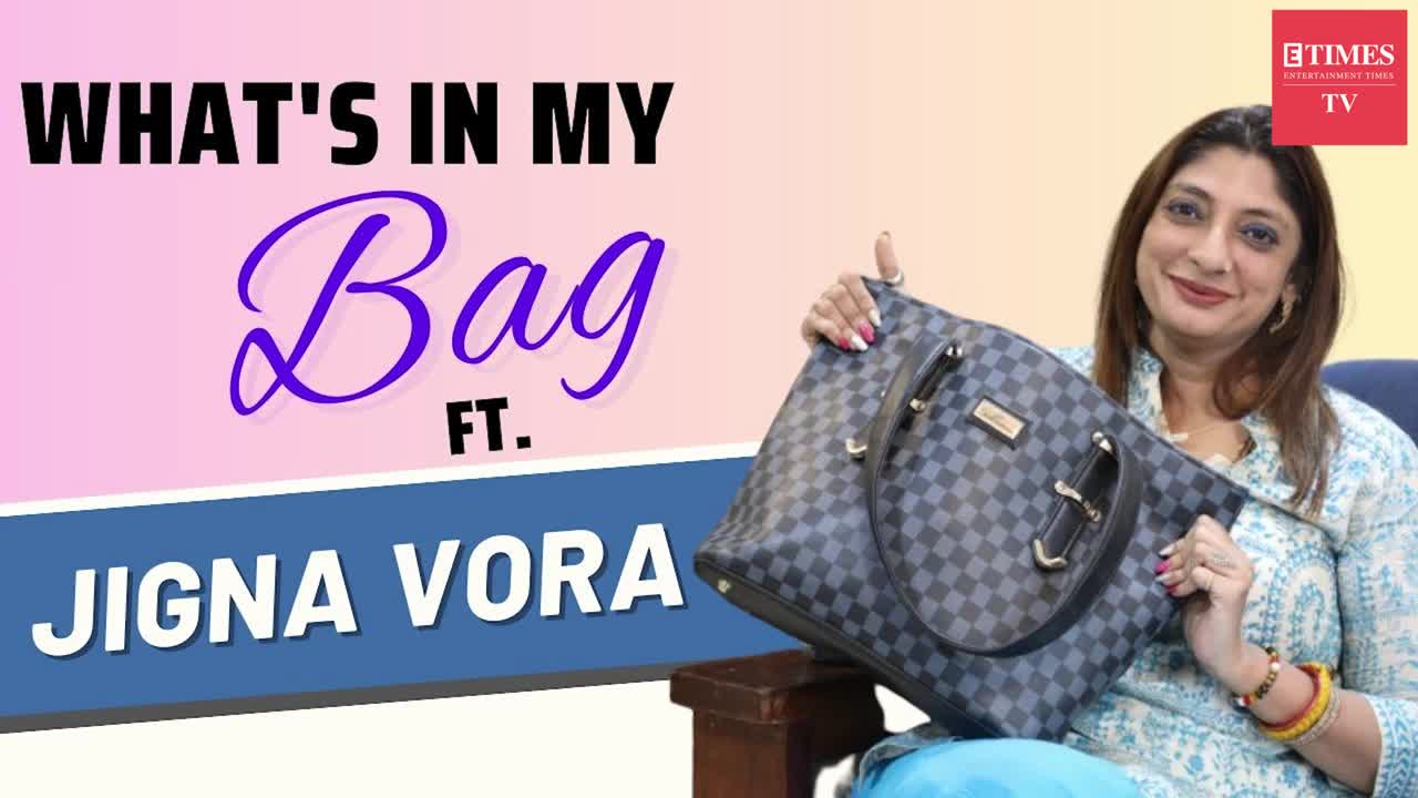 What's in my Bag ft. Jigna Vora: Aashka Goradia is a very good friend ...