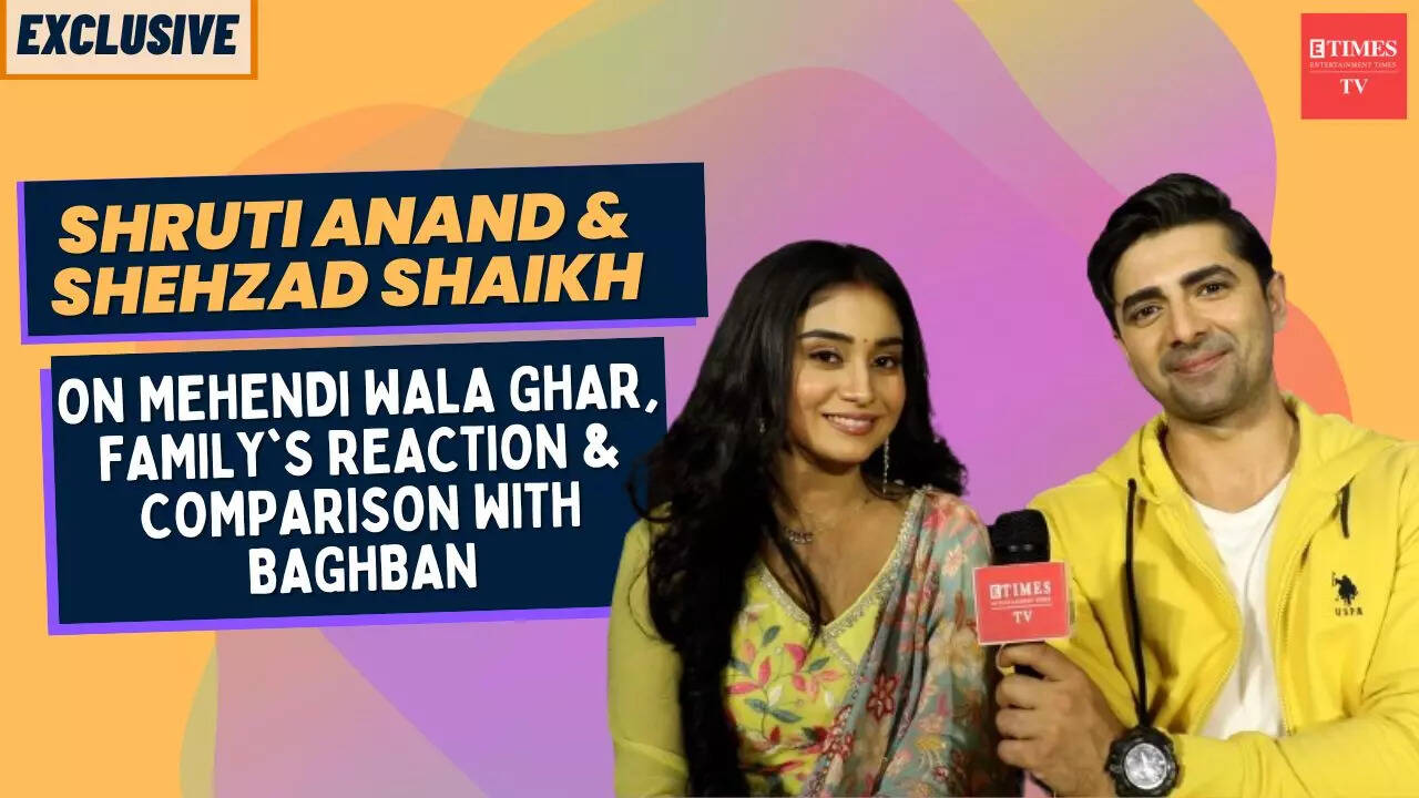 Shruti Anand and Shehzad Shaikh on Mehendi Wala Ghar: Log yeh show ...