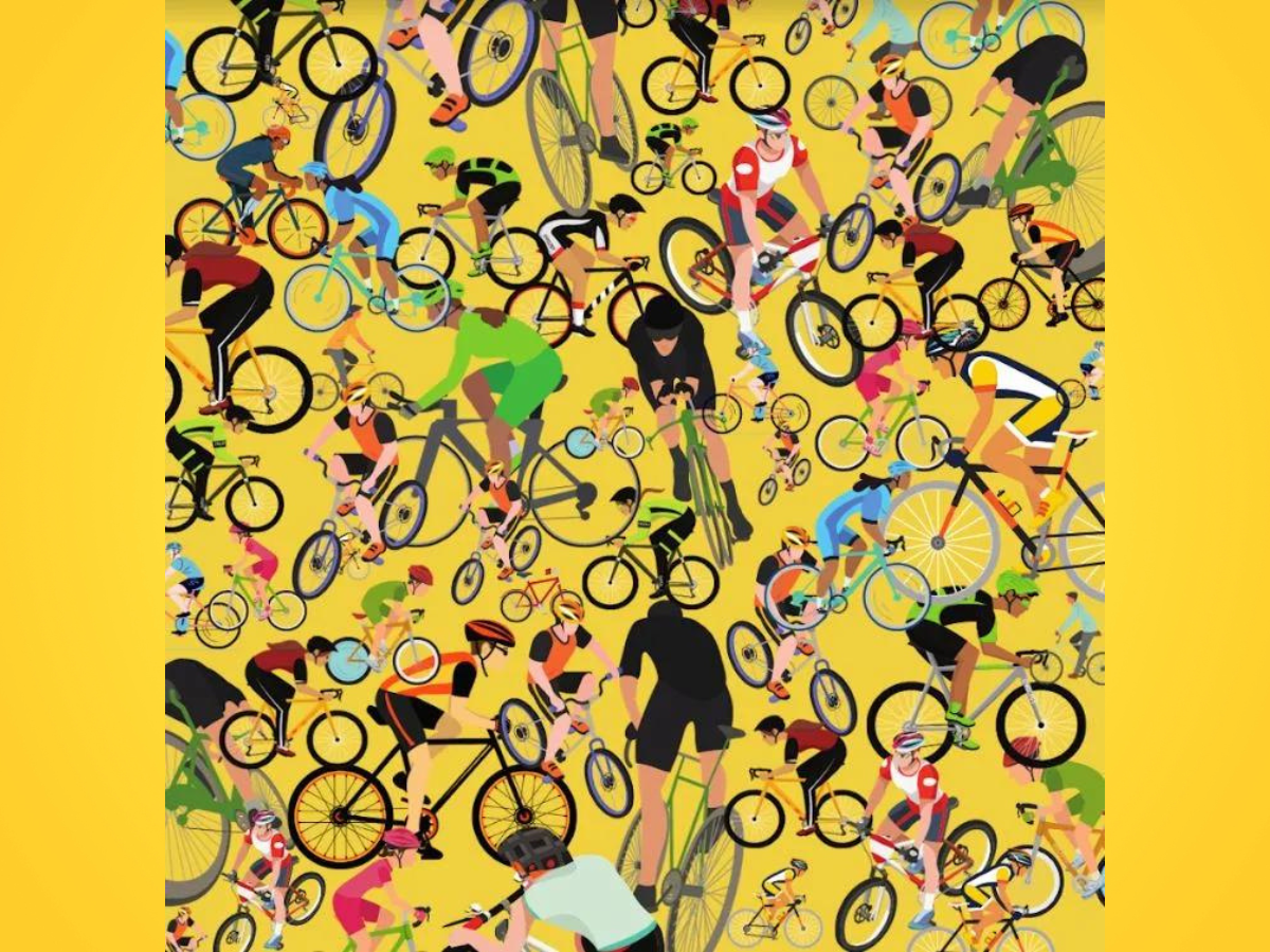 Optical Illusion: Can you spot the cycle without a rider in under 7 ...