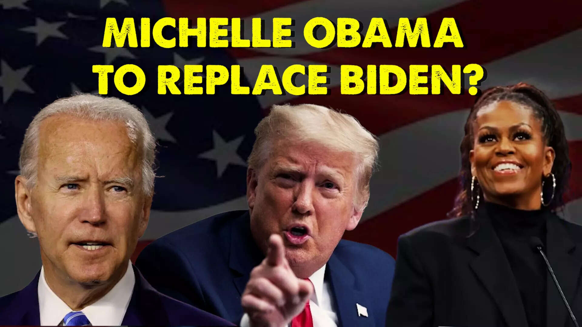 Donald Trump Vs Michelle Obama in 2024? Reports Joe Biden could opt out ...
