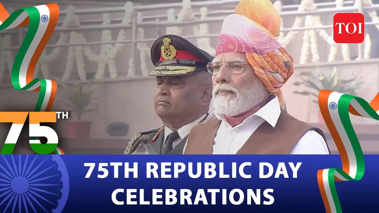 Republic Day 2024: PM Narendra Modi arrives at Kartavya Path