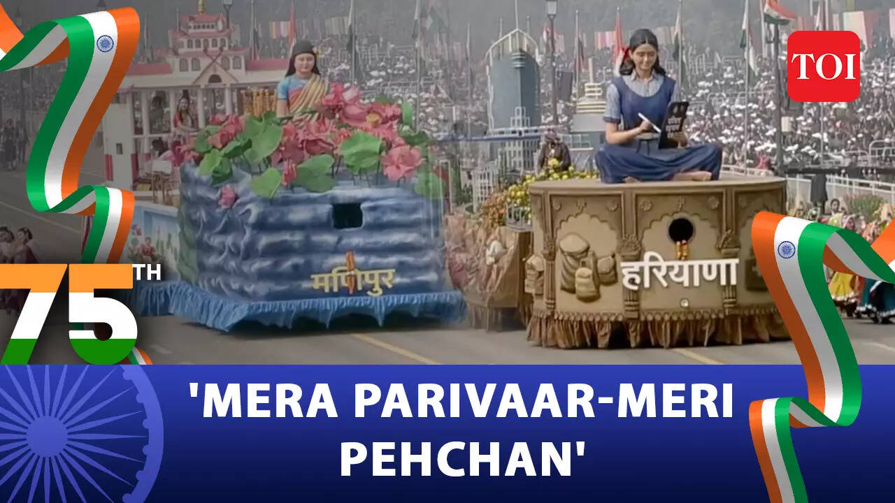 Republic Day 2024: Haryana tableau showcases govt programme 'Mera Parivar-Meri Pehchan'