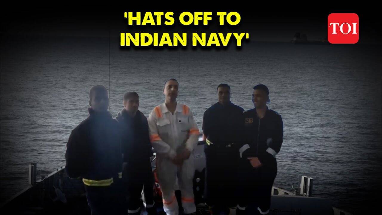 Indian Navy INS Visakhapatnam Rescue: Captain of merchant vessel thanks ...