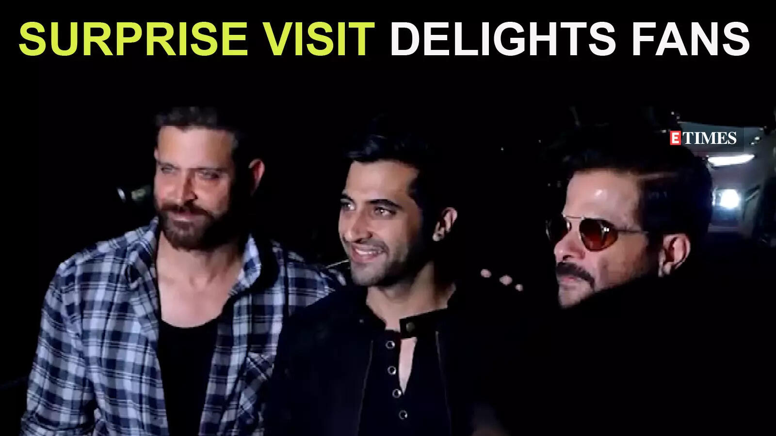 Hrithik Roshan and Anil Kapoor surprise fans as they visit theatre ...