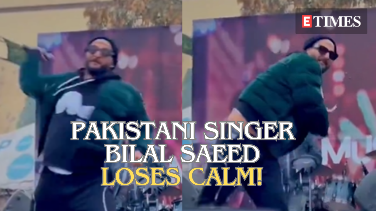 Pakistani singer Bilal Saeed throws mic at fans during live performance ...