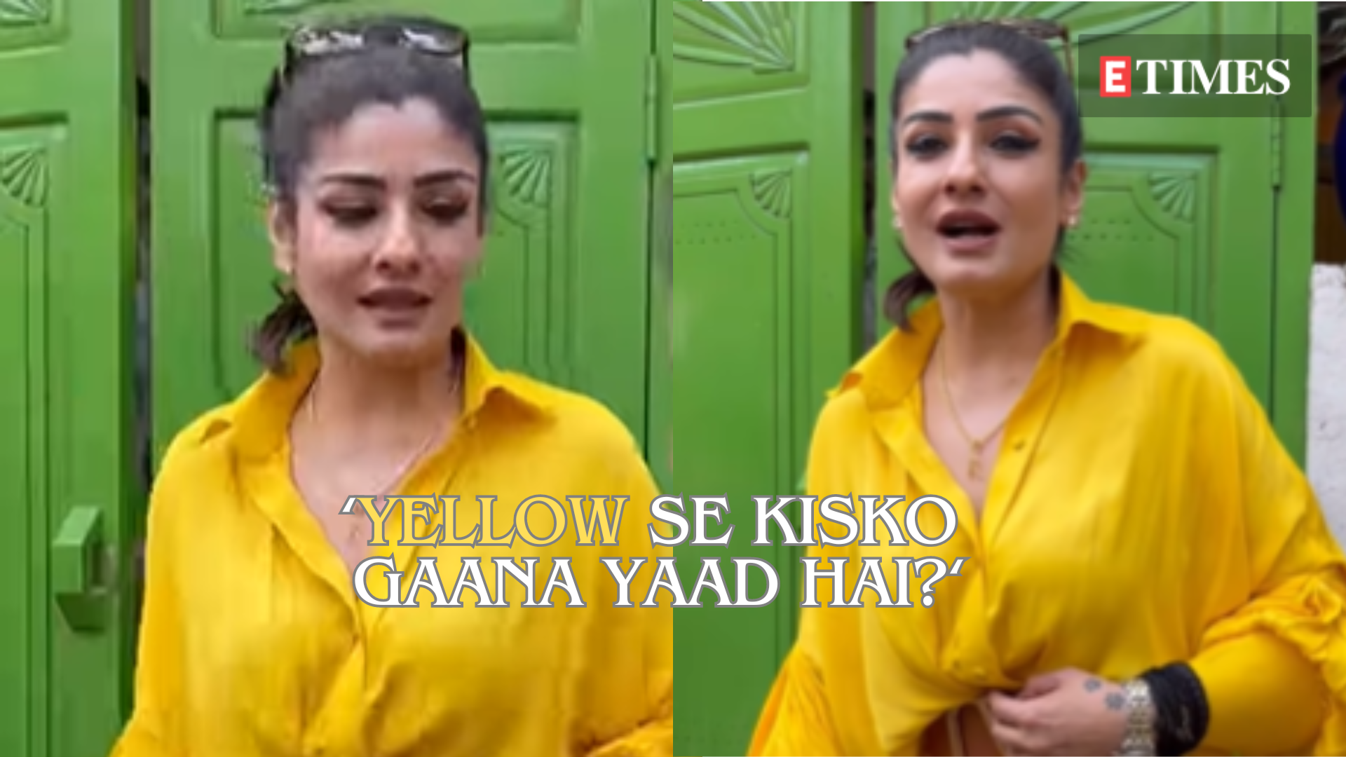 Raveena Tandon engages in fun banter with paps as she gets clicked in ...