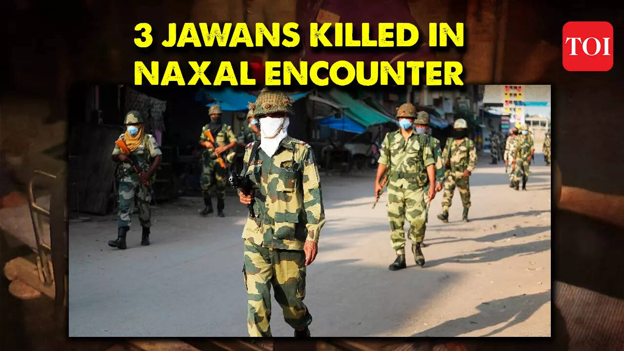 3 jawans killed in encounter with Naxals in Chhattisgarh
