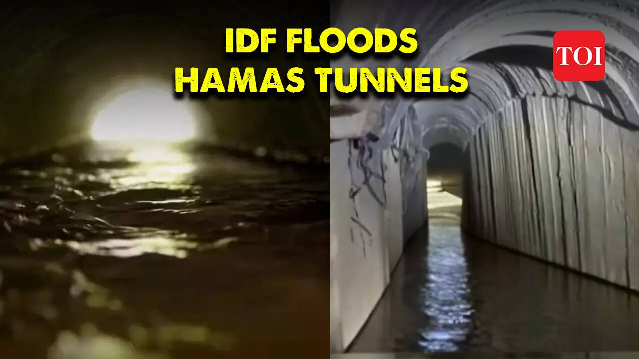 Watch: Israeli Military floods Hamas tunnels in Gaza with seawater to wipe out terrorists