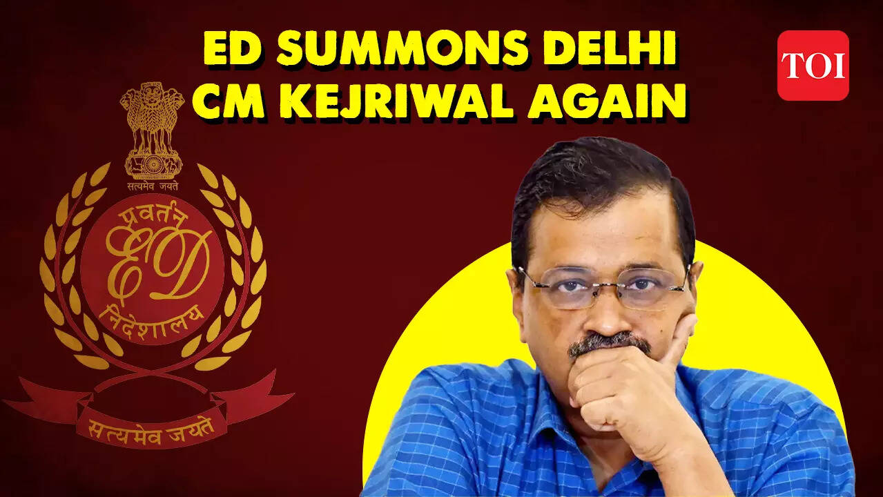 Delhi liquor scam: ED issues 5th summons to CM Arvind Kejriwal