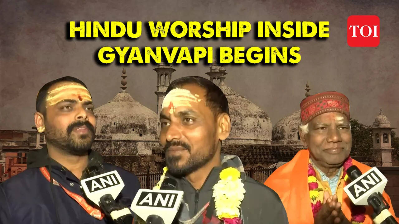 Historic Moment at Gyanvapi: Puja begins at basement following court order