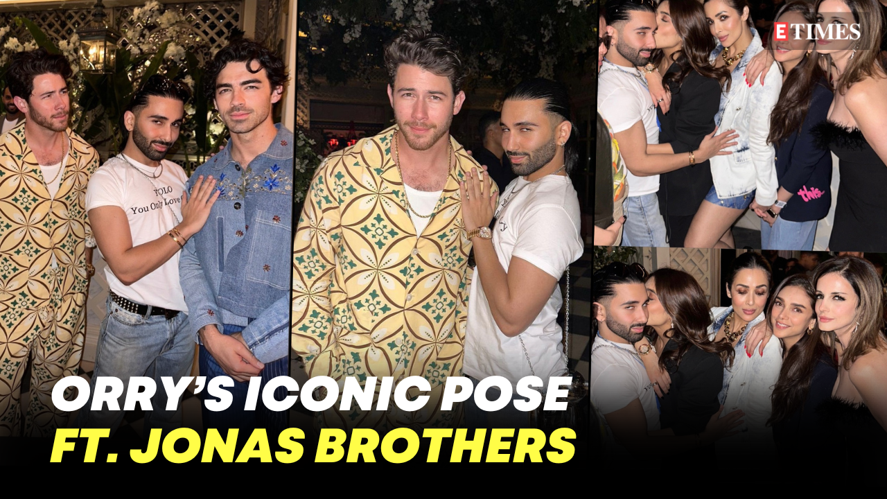 Orry's iconic pose was the highlight at Nick Jonas & Jonas Brothers ...