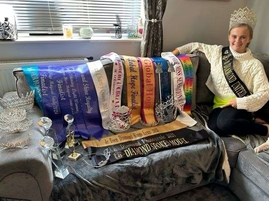 Young pageant queen hosts fundraisers to fulfil international pageant ...