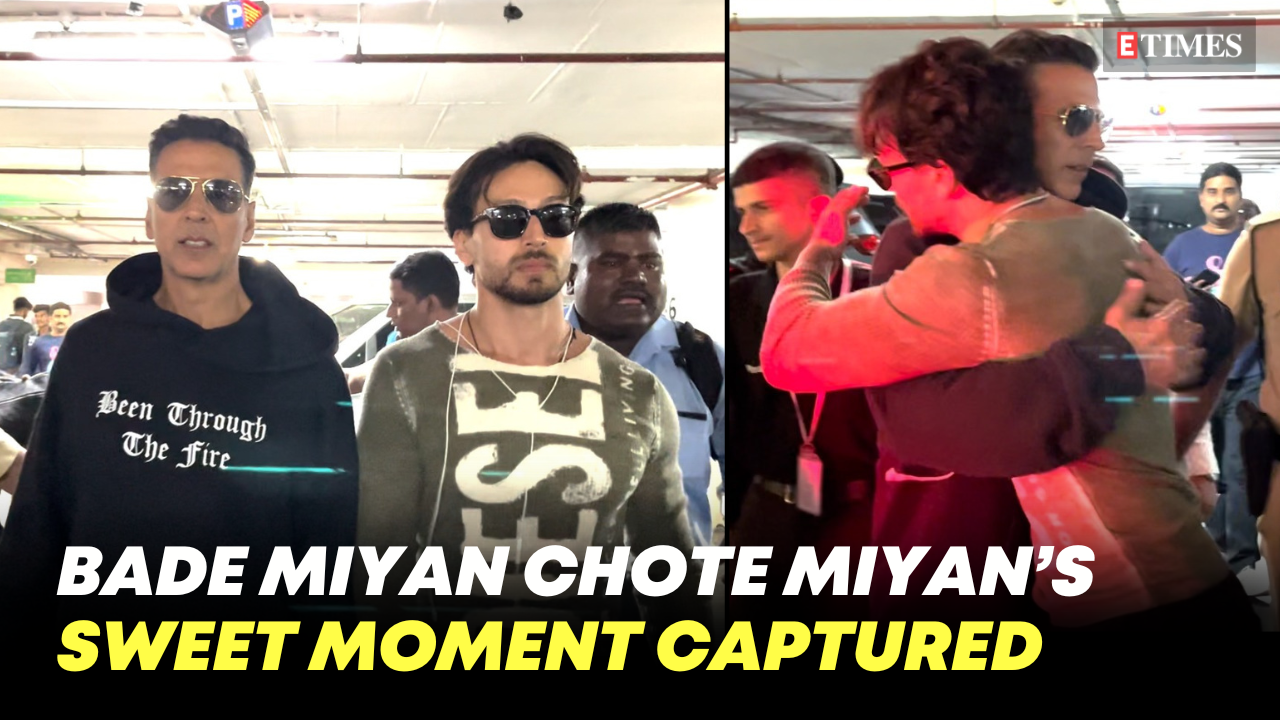 Bade Miyan Chote Miyan: Akshay Kumar & Tiger Shroff's sweet moment captured on camera!