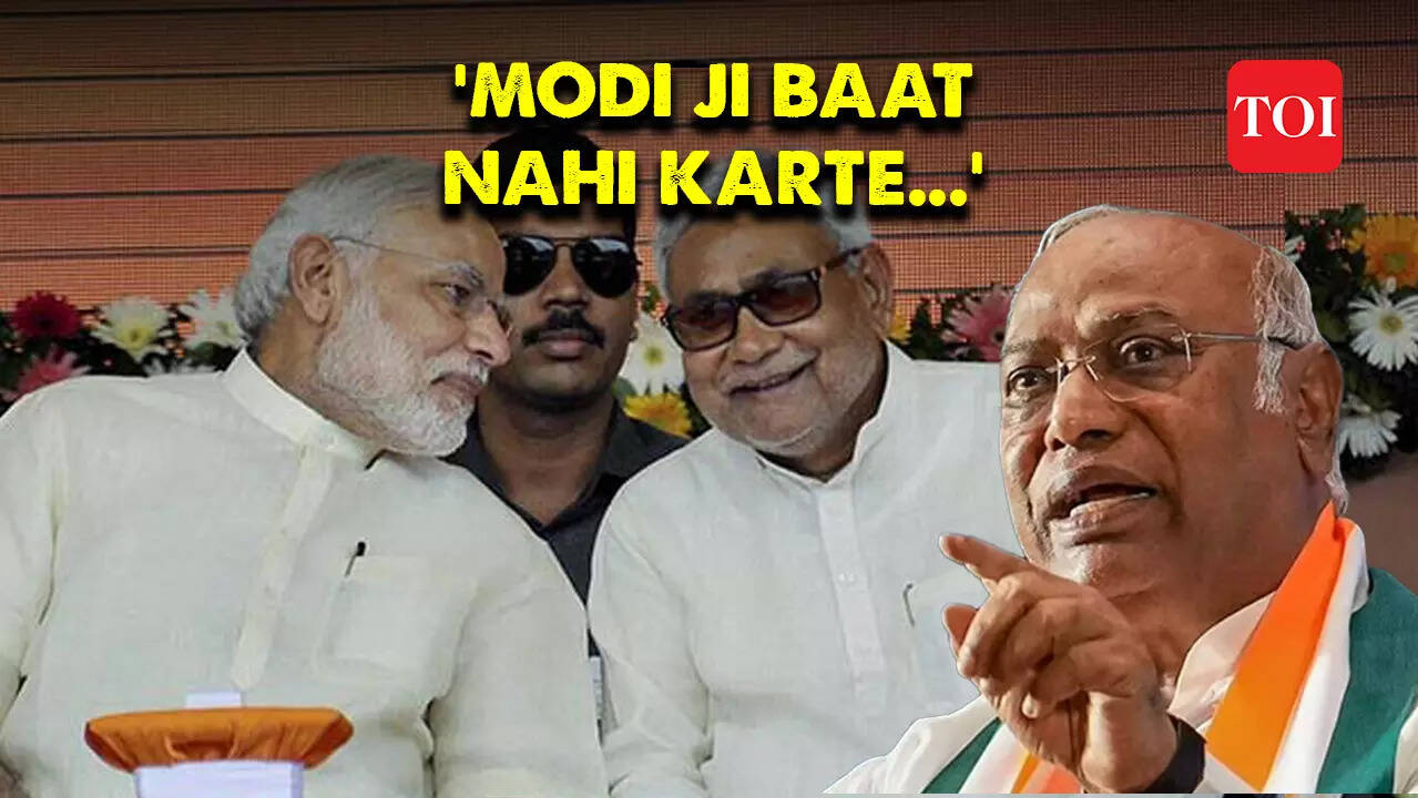 “Andar se sab ko...” Congress chief Mallikarjun Kharge slams BJP over CM Nitish joining NDA