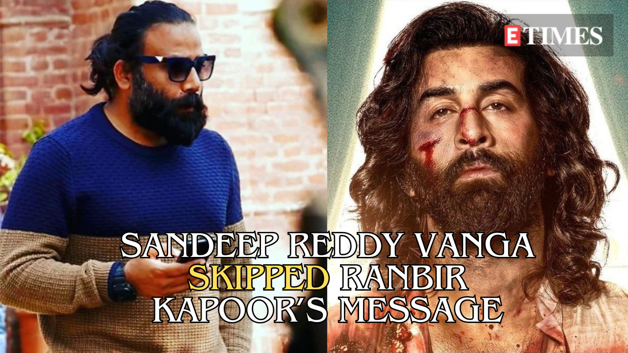 This is what happened when Ranbir Kapoor SMSed 'Animal' director ...
