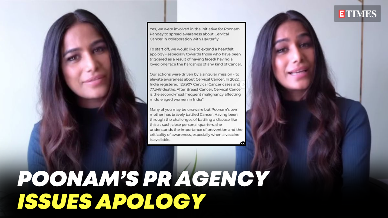 Poonam Pandey's PR agency apologizes for fake death incident