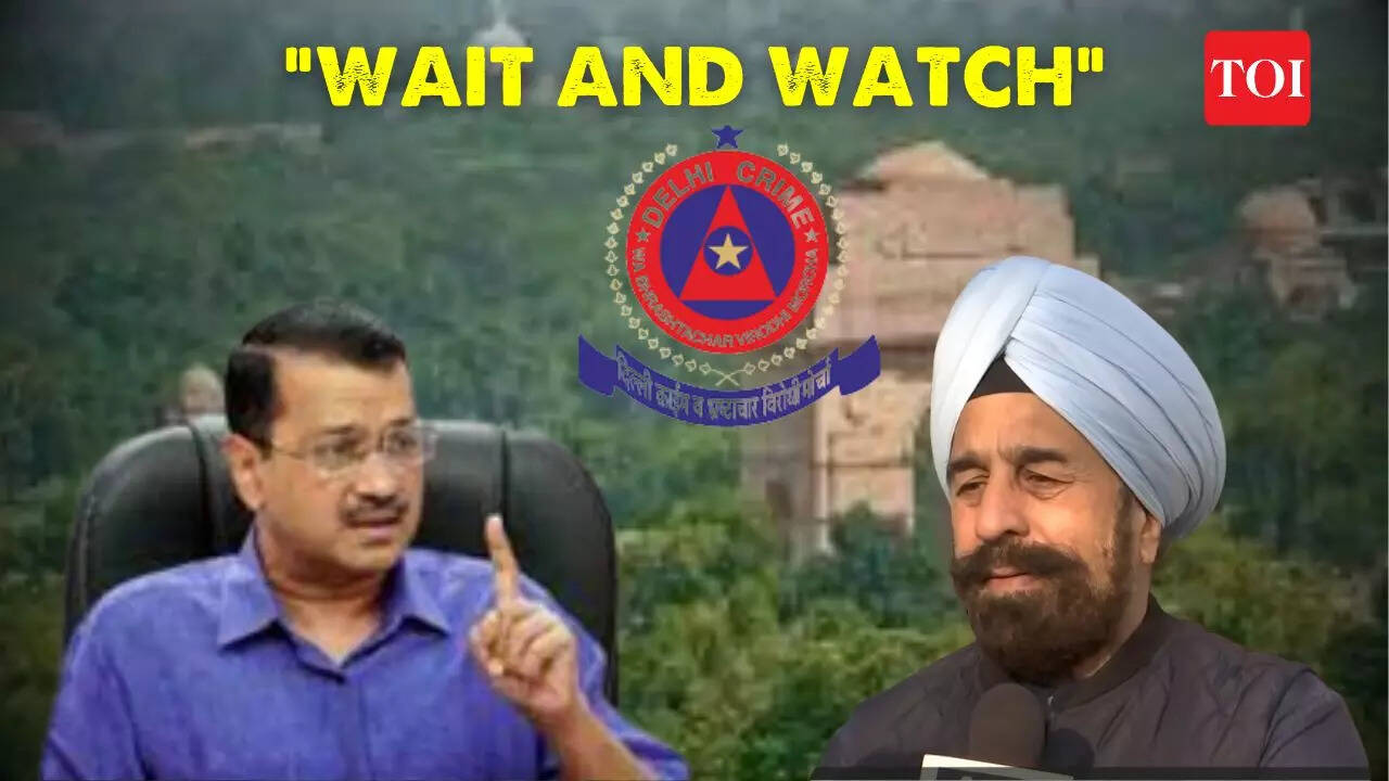 BJP leader RP Singh reacts to Crime Branch notice to CM Arvind Kejriwal ... BJP leader RP Singh reacts to Crime Branch notice to CM Arvind Kejriwal ...