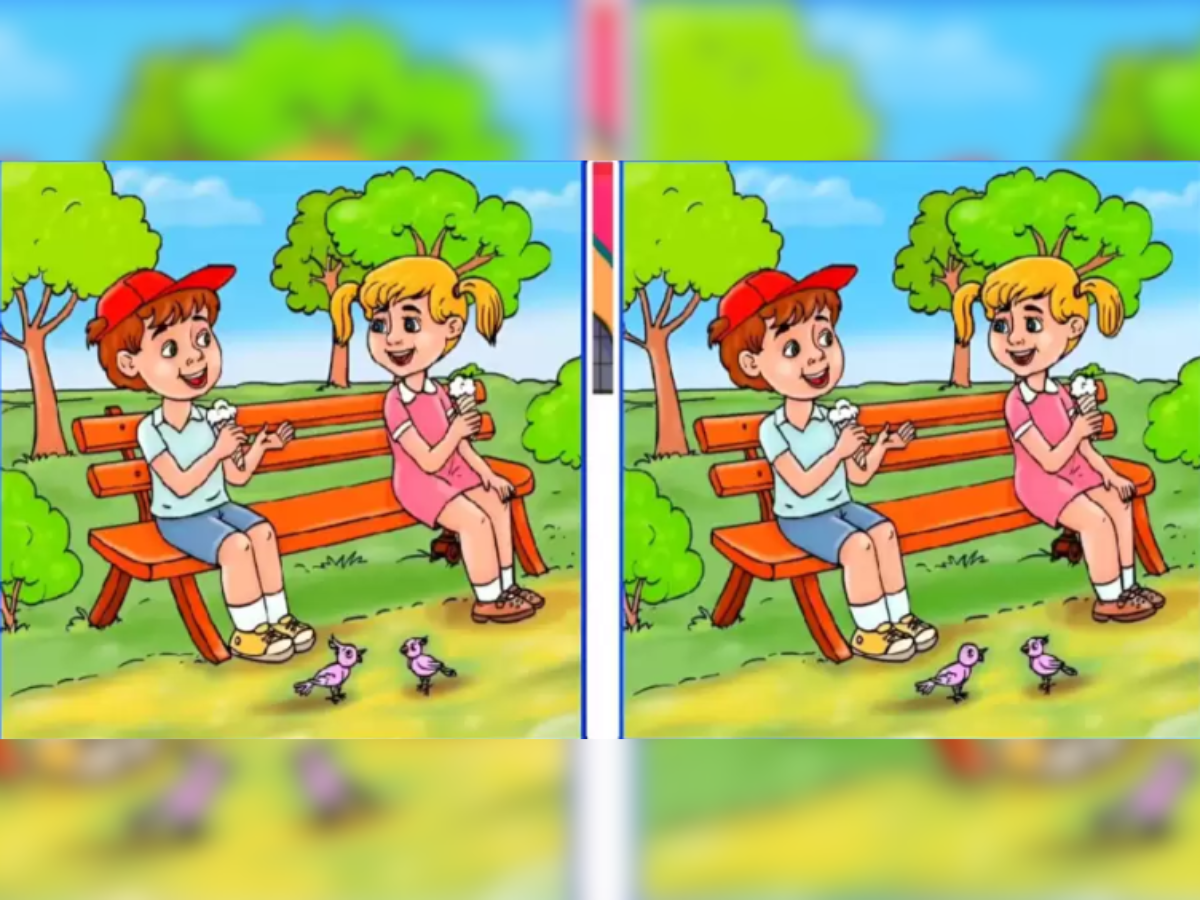 Only those with hawk eyes can spot three differences in this ice cream ... Only those with hawk eyes can spot three differences in this ice cream ...