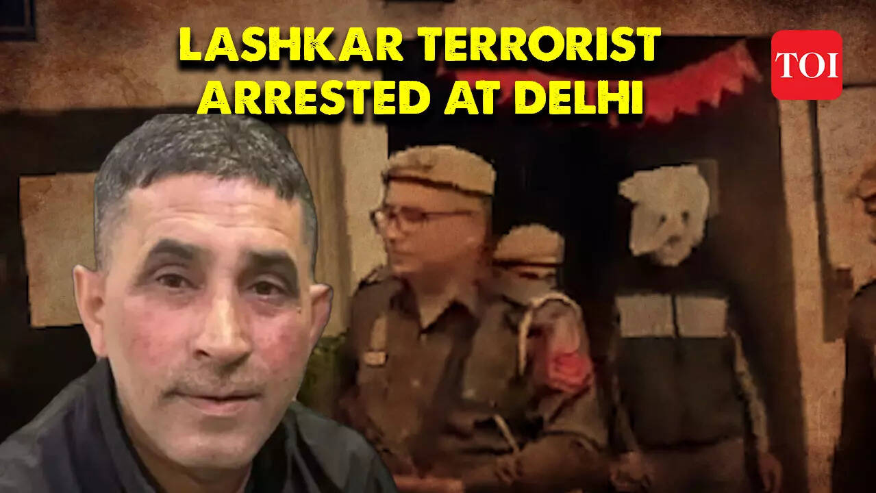 Watch: Lashkar terrorist arrested at Delhi railway station, retired ...