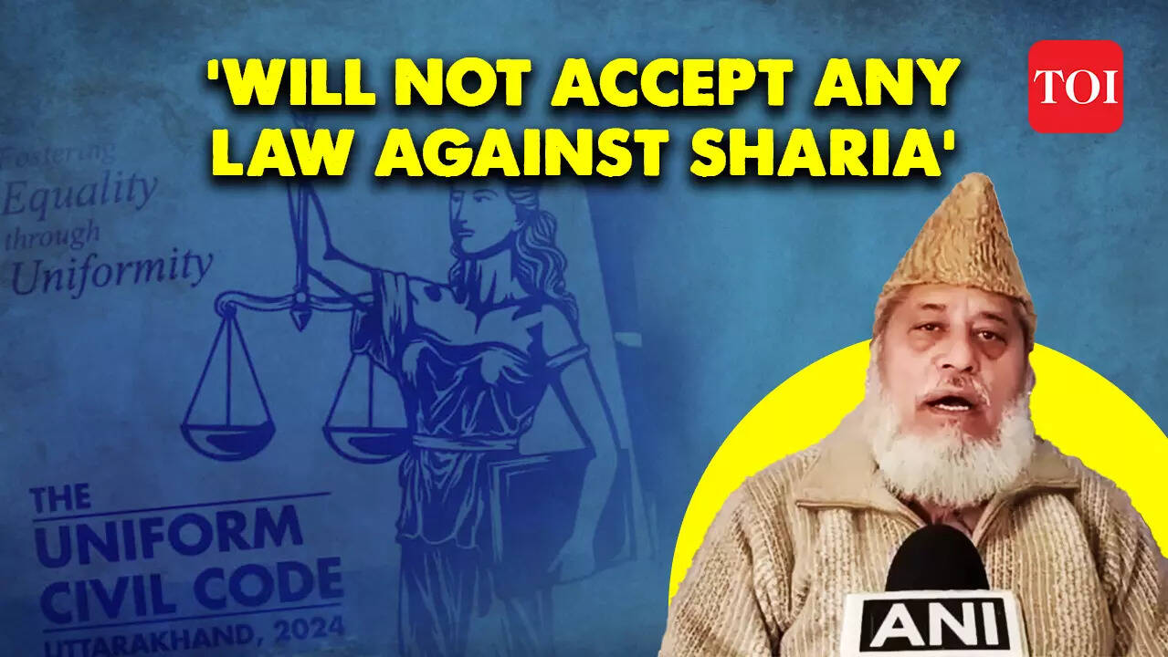 Maulana Zahid Raza Rizvi on UCC Bill: 'Will not accept any law against ...