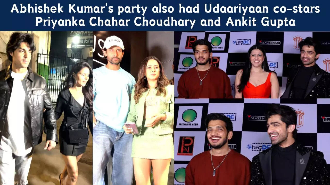 Bigg Boss 17's Abhishek Kumar throws a success party, Munawar Faruqui ...