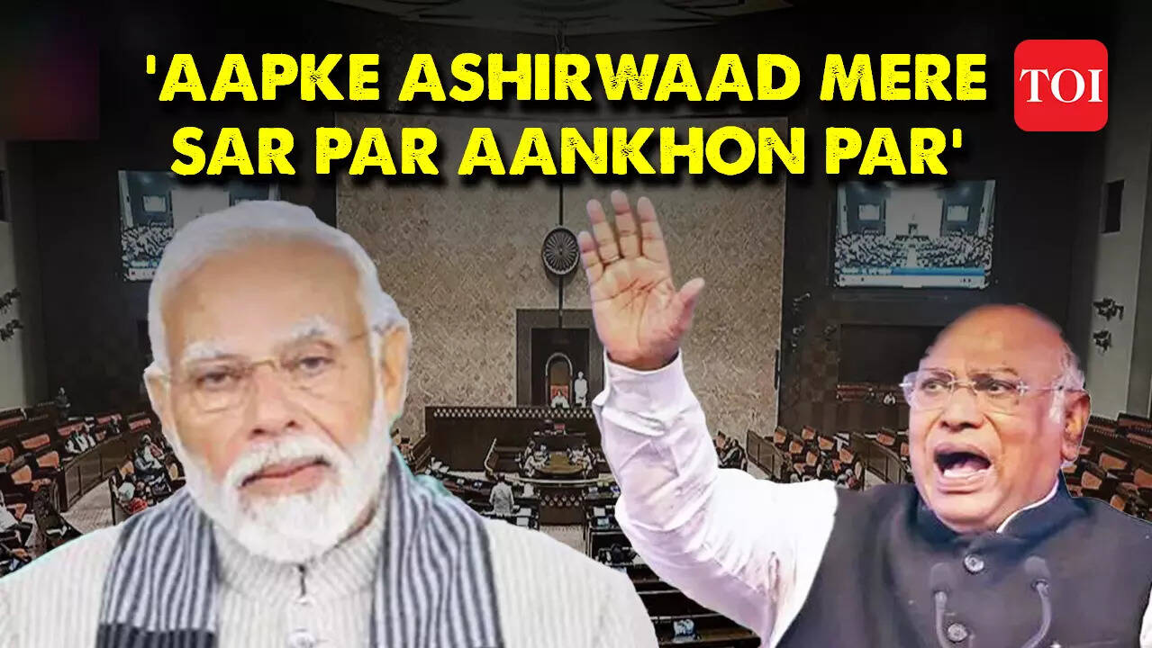 PM Modi in Rajya Sabha: 'Kharge has blessed NDA with 400 seats'