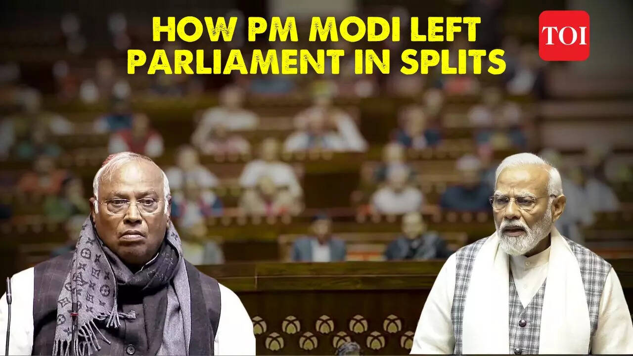 WATCH: PM Narendra Modi's dig at Mallikarjun Kharge will leave you on splits