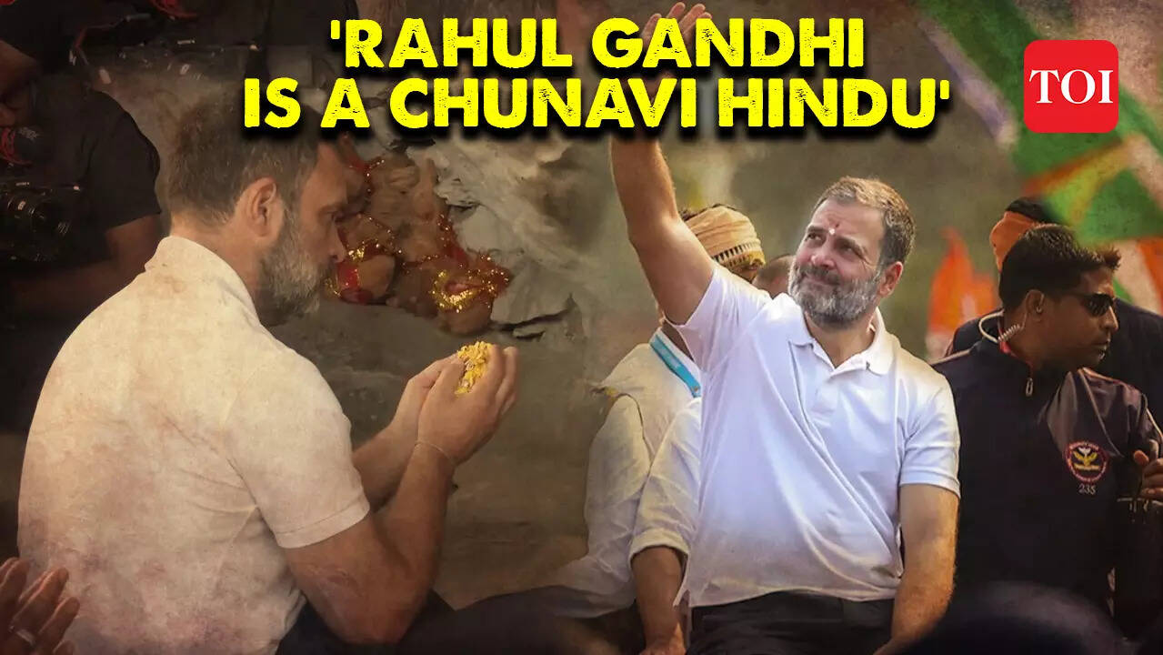Congress attacks BJP’s ‘Chunavi Hindu’ barb on Rahul Gandhi’s ‘Chhota ...