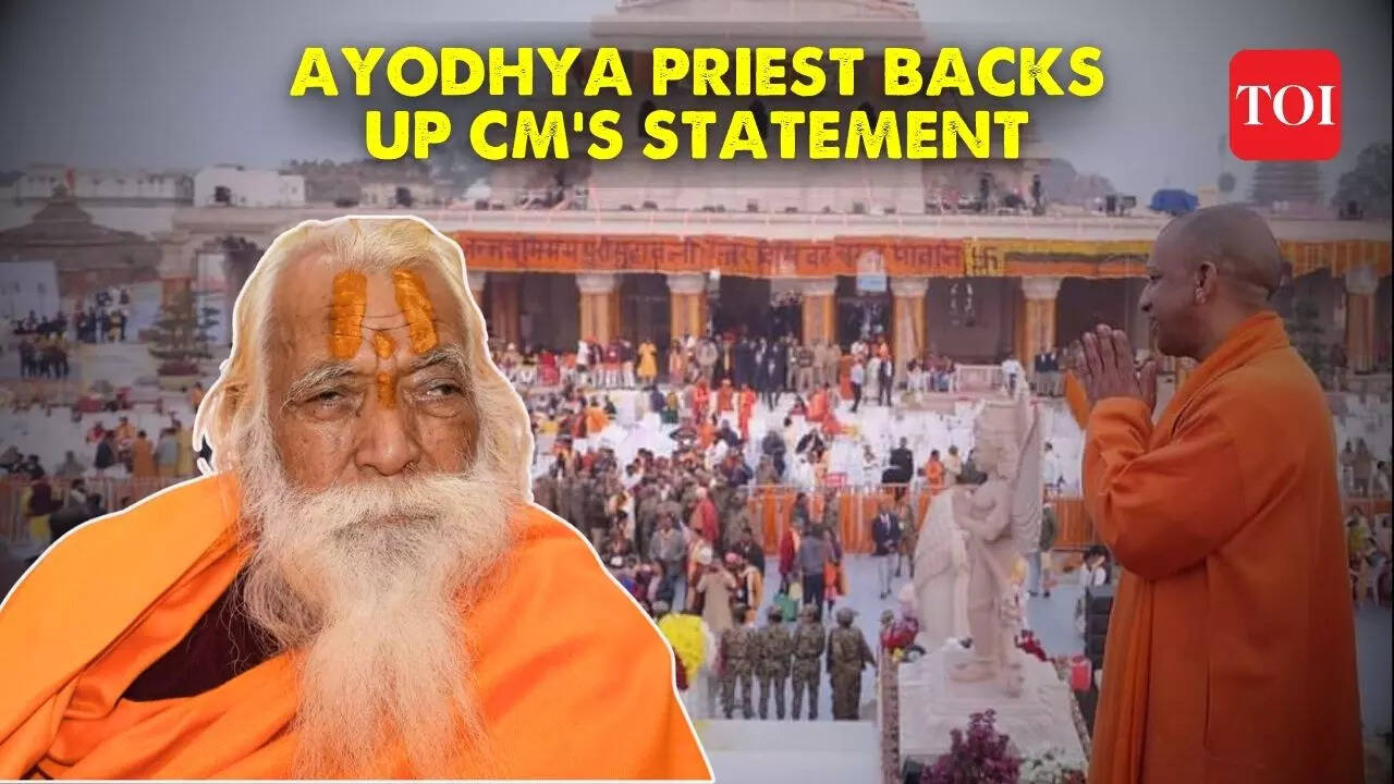 Ayodhya Ram Mandir chief priest Satyendra Das Maharaj supports CM Yogi ...