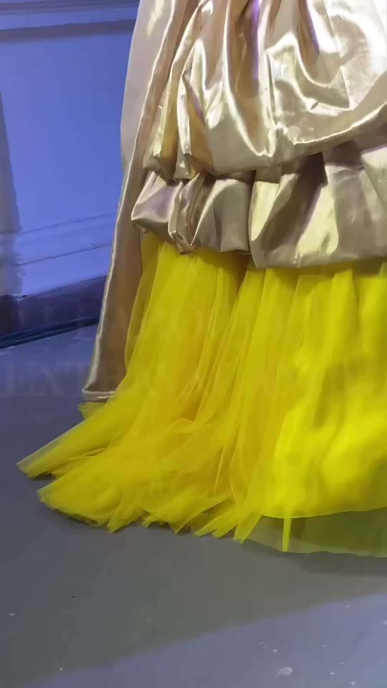 Glimpses from a Baroque couture show by designer Rohan Pariyar at the ...